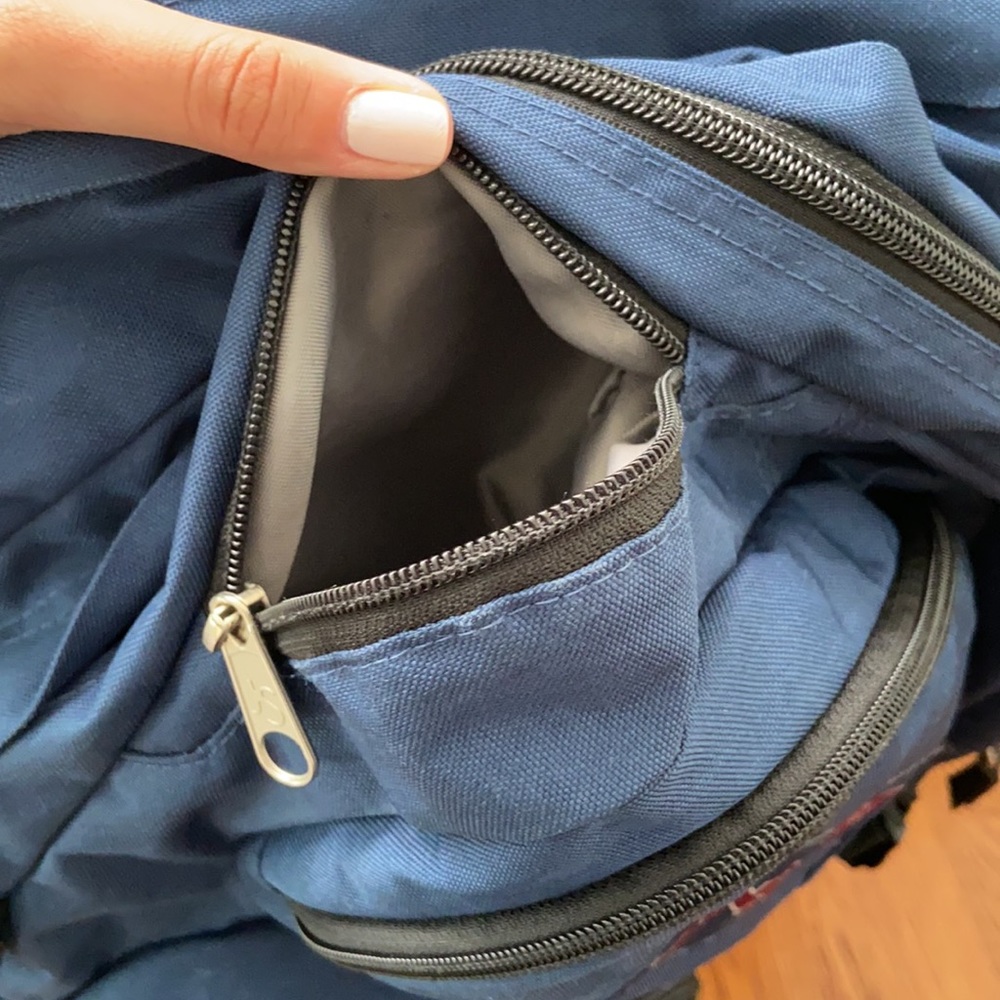 Dark Blue Jansport Backpack - Gem